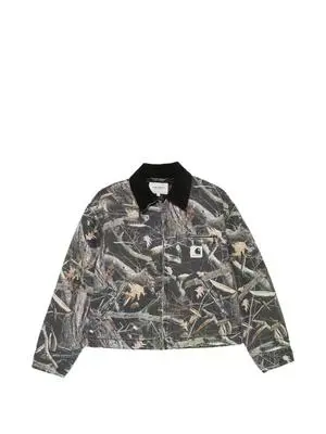 Carhartt Work In Progress Og Detroit Camo-pattern Jacket - Black