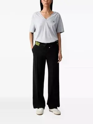 Lacoste Logo-patch V-neck T-shirt