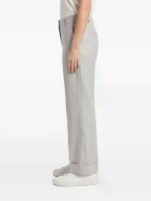 Brunello Cucinelli Straight-leg Cuffed Trousers