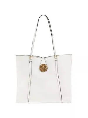 Versace Leather Bag With Medusa Head - White