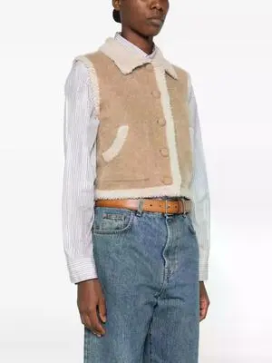Guest In Residence Grizzly Wrangler Sleeveless Cardigan
