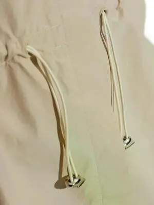 RETHINKIT STUDIOS Drawstring Cotton Shirt - Neutrals