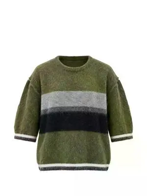PDR PHISIQUE DU ROLE Striped Mohair-blend Sweater