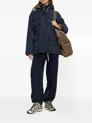 RETHINKIT STUDIOS Logo-patch Hooded Jacket - Blue