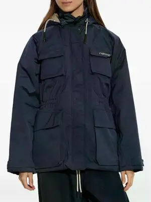 RETHINKIT STUDIOS Logo-patch Hooded Jacket - Blue