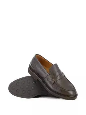 TASSINARI Grain-leather Penny Loafers