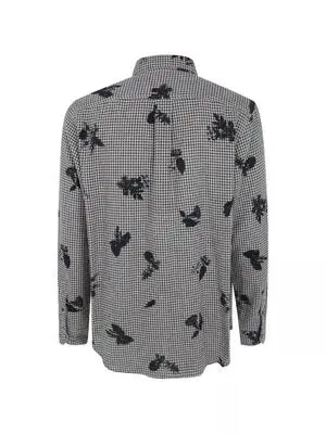 Paul Smith Floral-print Gingham Shirt