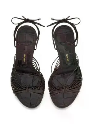 FERRAGAMO Strappy Ankle-tie Sandals