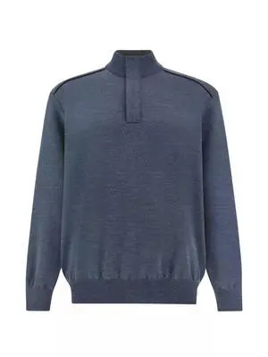 Paul & Shark Merino Wool Half-zip Sweater