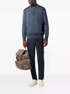 Paul & Shark Merino Wool Half-zip Sweater