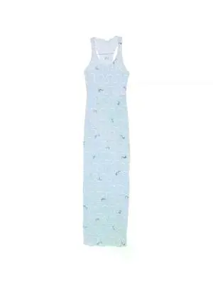 Emilio Pucci Graphic-print Scoop-neck Maxi Dress