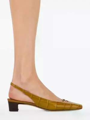 FERRAGAMO Slingback-strap Pumps - Brown