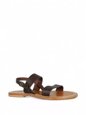 K.JACQUES Barigoule Leather Sandals - Brown