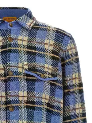 Guest In Residence Plaid Cashmere Shirt