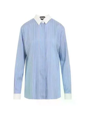 TOM FORD Striped Silk Shirt