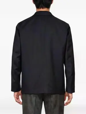 LARDINI Stone Patch-pocket Shirt Jacket