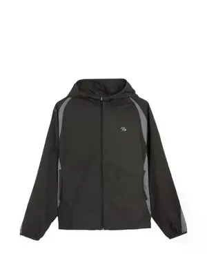 SAN SAN GEAR Panelled Hooded Jacket - Black