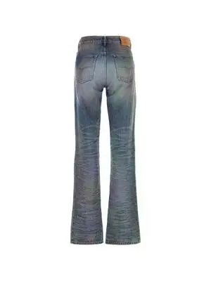 DIESEL® Faded-effect Straight-leg Jeans