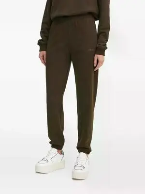 LA MANIA Rico Logo-print Track Pants - Brown