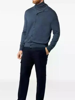 Paul & Shark Lucca Virgin Wool Cargo Straight-leg Trousers
