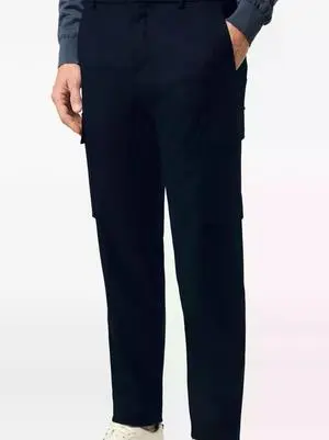 Paul & Shark Lucca Virgin Wool Cargo Straight-leg Trousers