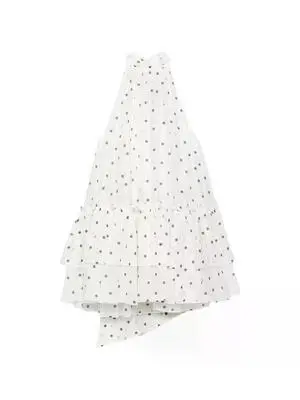 Aje Amily Polka-dot Tiered Mini Dress