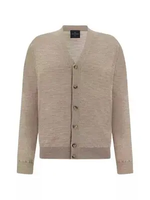 Paul & Shark Fine-knit Wool Cardigan - Neutrals
