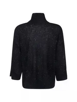 Fabiana Filippi Sequin-embellished Roll-neck Sweater