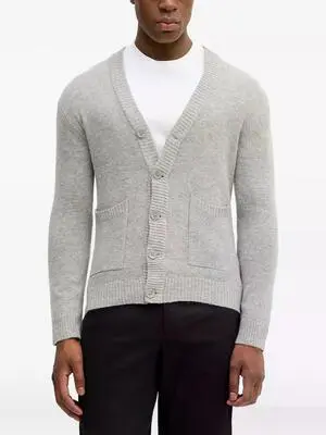 LINDBERGH V-neck Cardigan - Grey