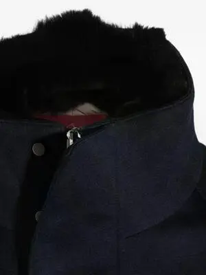 MONTECORE High-neck Single-breasted Coat