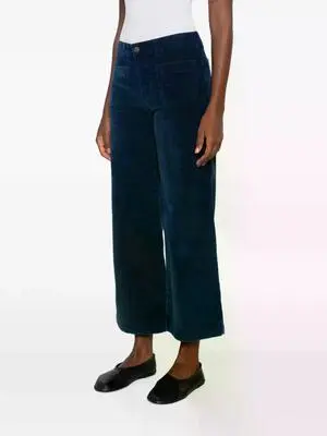 FIVE JEANS Lucia Corduroy Cropped Palazzo Pants