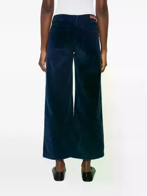 FIVE JEANS Lucia Corduroy Cropped Palazzo Pants