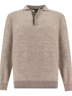 Paul & Shark Piuma Long-sleeve Polo Shirt - Neutrals