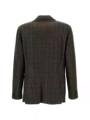 Boglioli Check Double-breasted Jacket