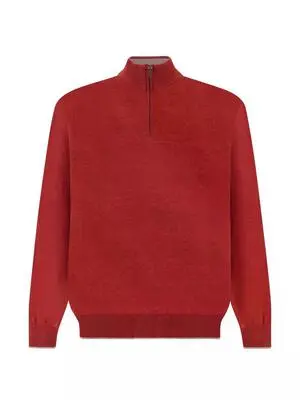 Paul & Shark Piuma Half-zip Sweater - Red