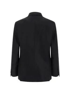 LARDINI Pinstripe Double-breasted Suit