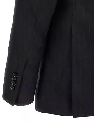 LARDINI Pinstripe Double-breasted Suit