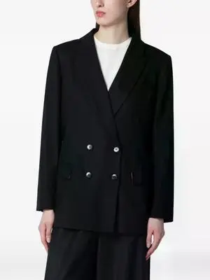 VITOVI Double-breasted Silk Jacket