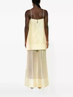 Aje Cloudscape Floral-appliqué Blouse - Neutrals
