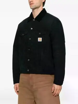 Carhartt Work In Progress Stone Canvas Og Trucker Jacket