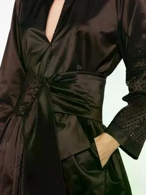 CO.GO Andromeda Sequin-embellished Belted Maxi Dress