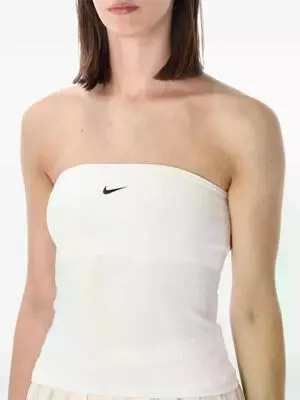 Nike Logo-embroidered Bandeau Top