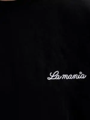 LA MANIA Carena Logo-embroidered T-shirt