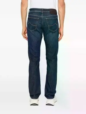 JACOB COHЁN Bard Slim-fit Faded Jeans
