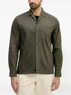 LINDBERGH Patch-pocket Notched-collar Shirt