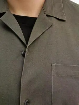 LINDBERGH Patch-pocket Notched-collar Shirt