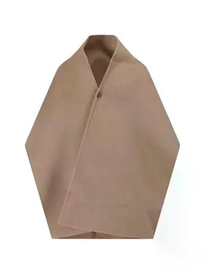 Almada Label Micha Doublé Button-fastening Scarf - Brown