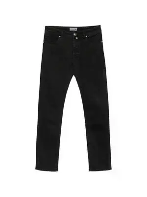 JACOB COHЁN Logo-patch Slim-fit Jeans