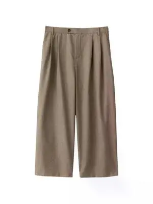 A KIND OF GUISE Yesa Pleated Wide-leg Trousers - Neutrals