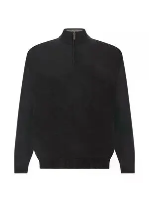 Paul & Shark Piuma Half-zip Sweater - Black